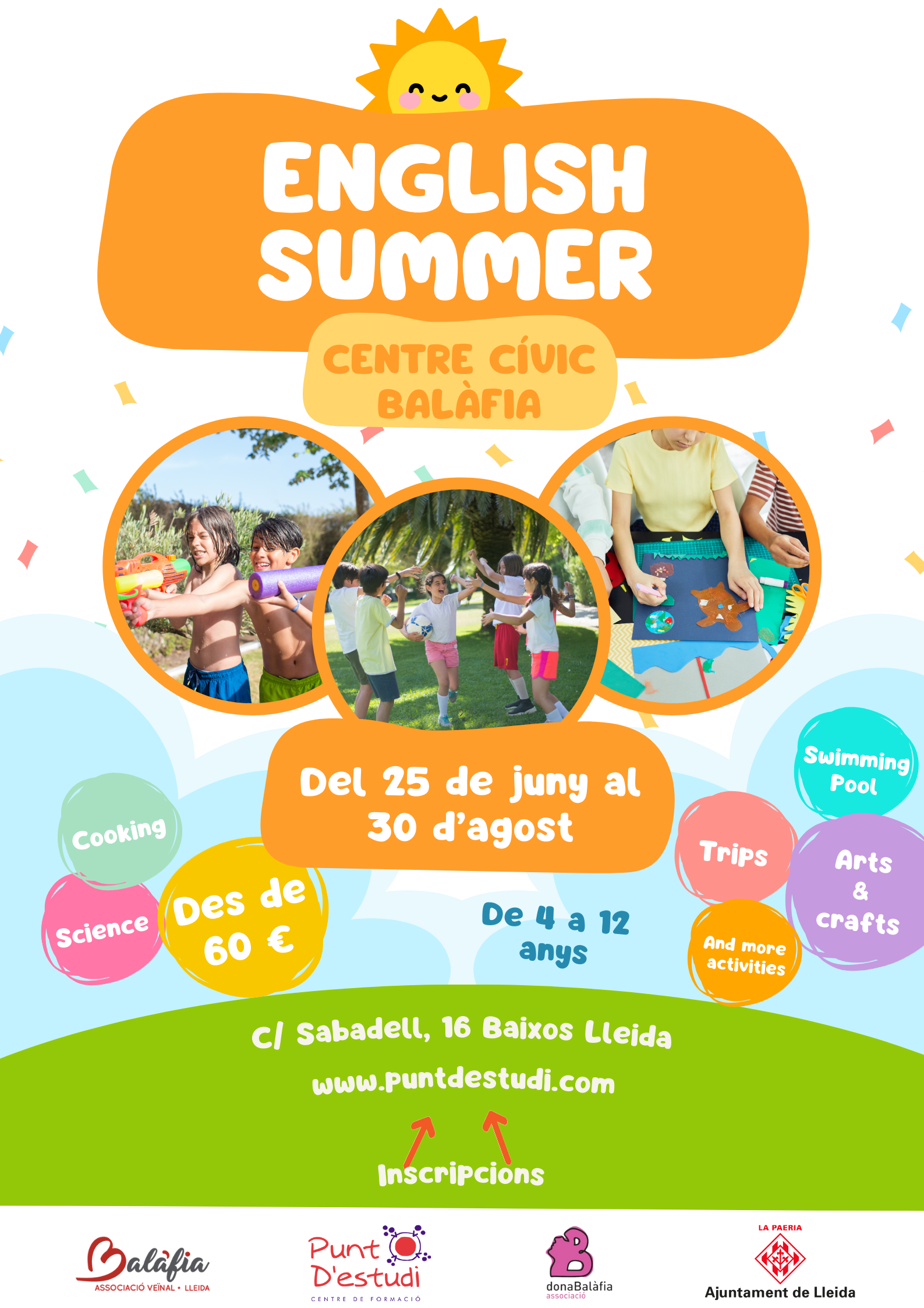 English Summer 2024 – Punt d'Estudi